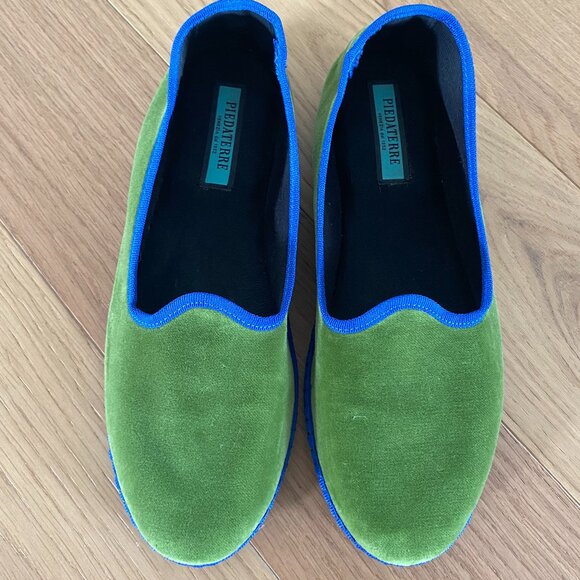 Piedaterre | Shoes | Piedaterre Venezia Velvet Flats Furlanes Womens ...